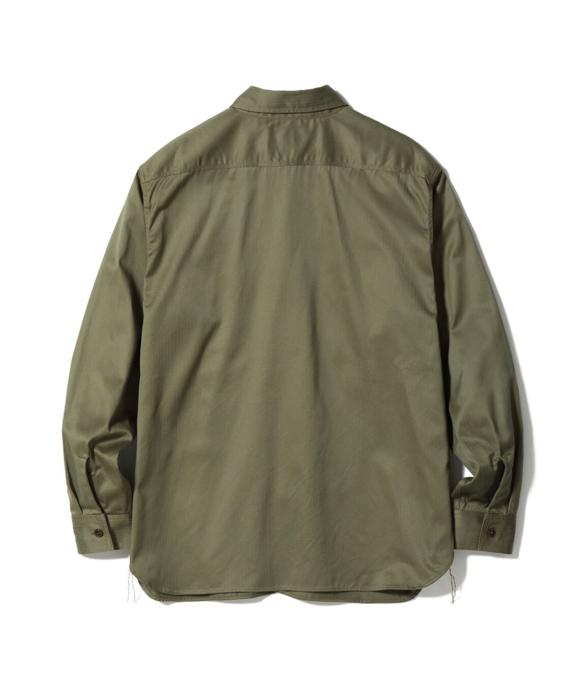 BUZZ RICKSONS HBT Work Shirt Olive – Whitefeather Mfg CO.